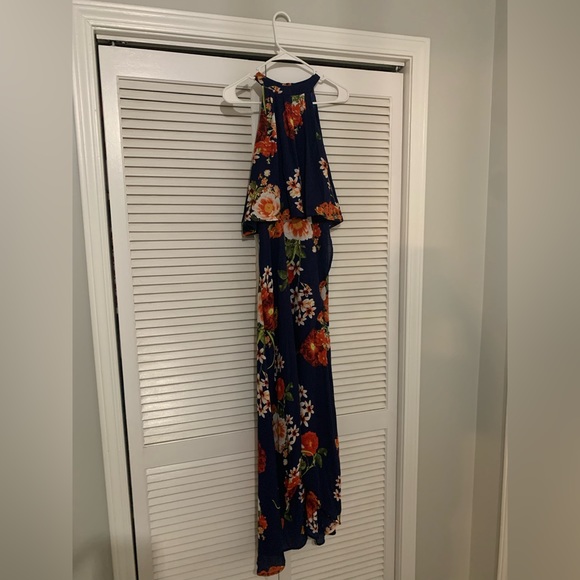 entro | Dresses | Entro Maxi Dress Slit In Middle | Poshmark